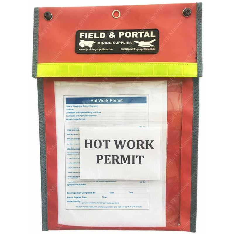 A4 Water Resistant Document Holder - Red – Field and Portal Mining Supplies